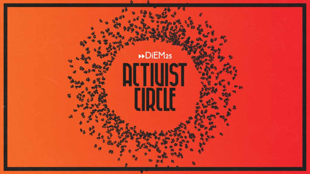 Join DiEM's Activist Circles on November 6! - DiEM Voice